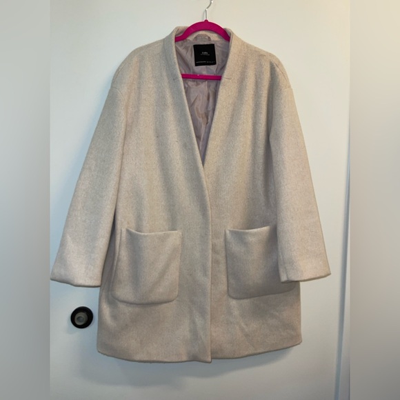 Zara | Jackets & Coats | Zara Cream Womens Cape Coat | Poshmark